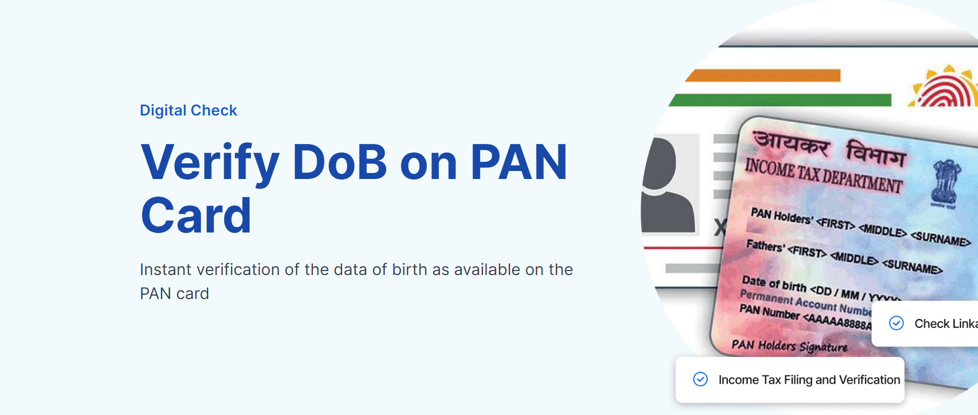 Instant PAN Card DoB Check - AuthBridge
